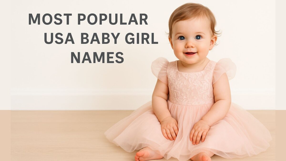 190+ Most Popular USA Baby Girl Names | Cute, Modern & Trending ...